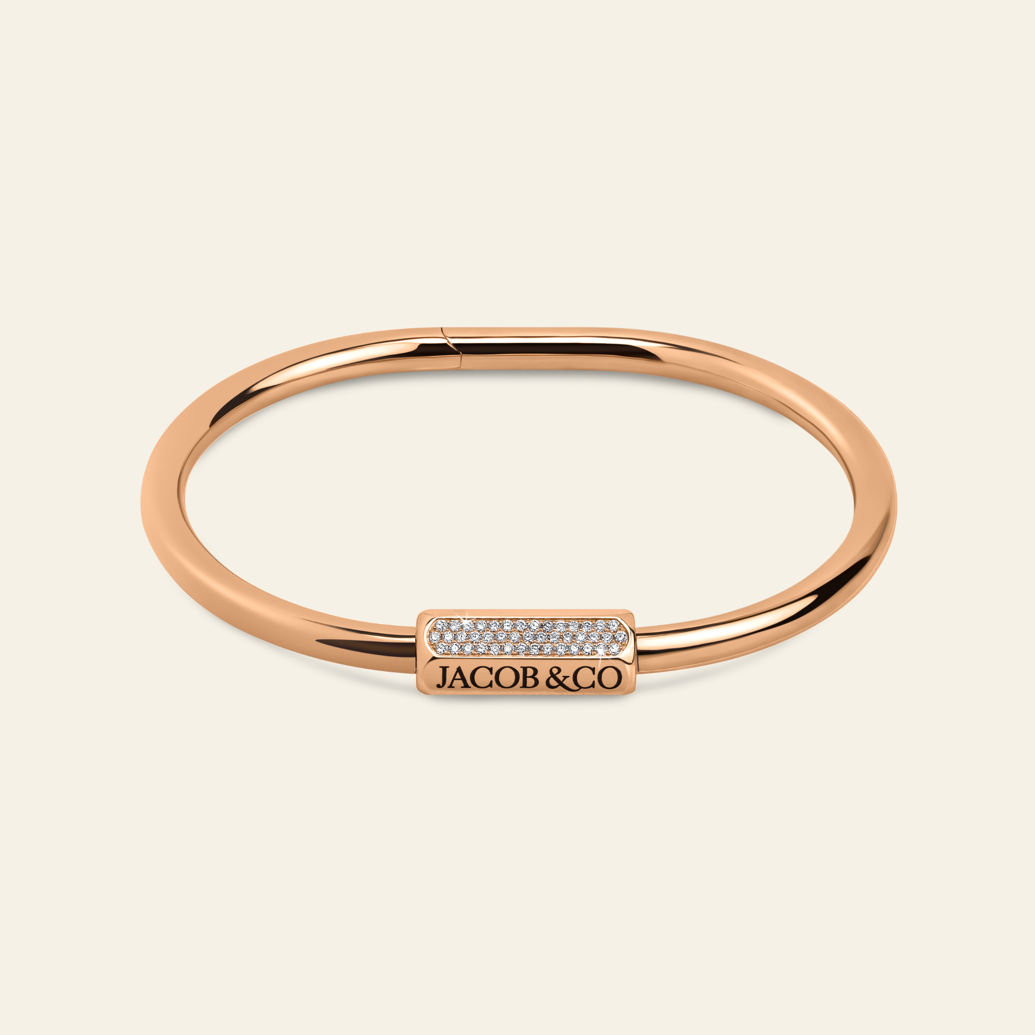 Carabin Lock Diamond Bracelet – Jacob & Co.