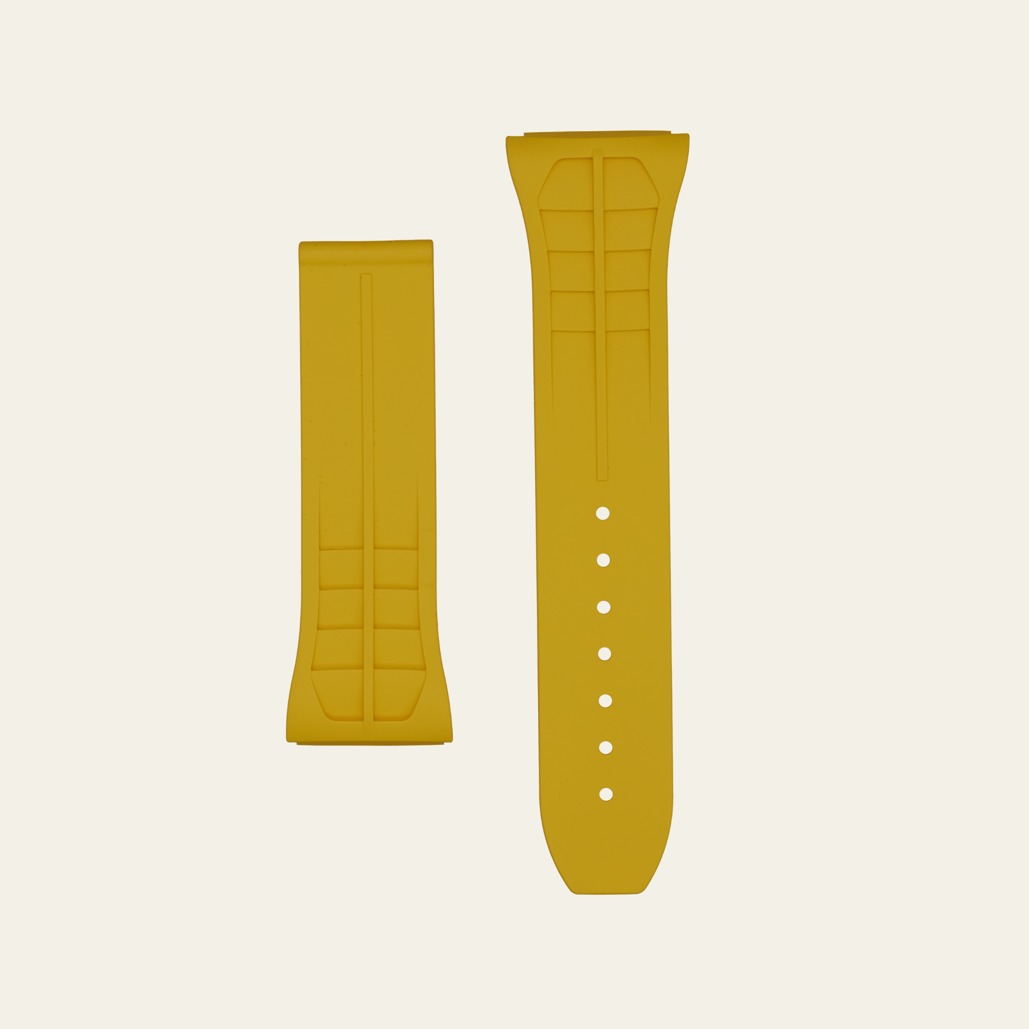 Yellow Matte Rubber Strap - M – Jacob & Co.